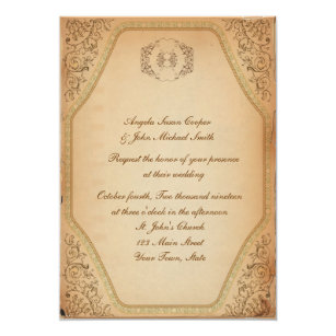 Parchment Scroll Invitations & Announcements | Zazzle CA
