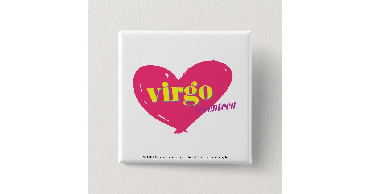Virgo 2 Inch Square Button | Zazzle