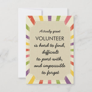 Volunteer Appreciation Cards, Greeting Cards & More | Zazzle CA