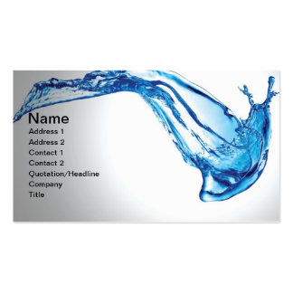 Water Business Cards and Business Card Templates | Zazzle Canada