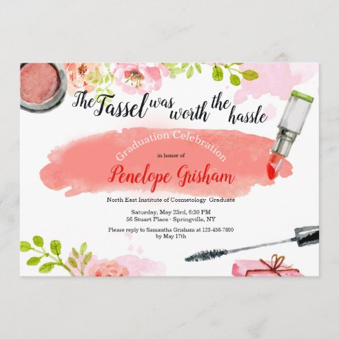 Cosmetology Invitations | Zazzle CA