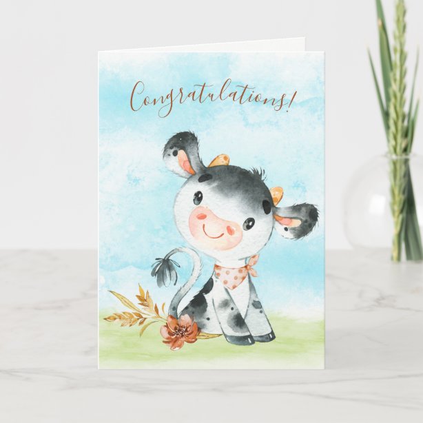 On The Farm Congratulations Cards | Zazzle.ca