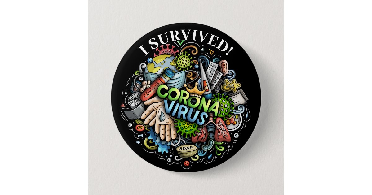 We CAN Kick Coronavirus! 3 Inch Round Button | Zazzle