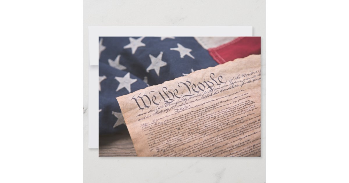We the People Constitution Invitation | Zazzle