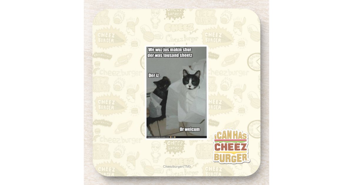 We wuz jus makin sur coaster | Zazzle