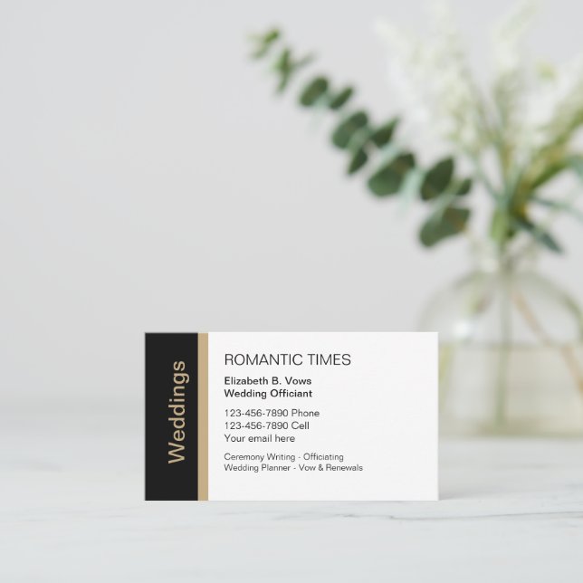 Wedding officiant business cards 60 photos - Astyledwedding.com