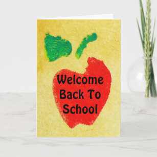 Welcome Back To School Cards, Greeting Cards & More | Zazzle CA