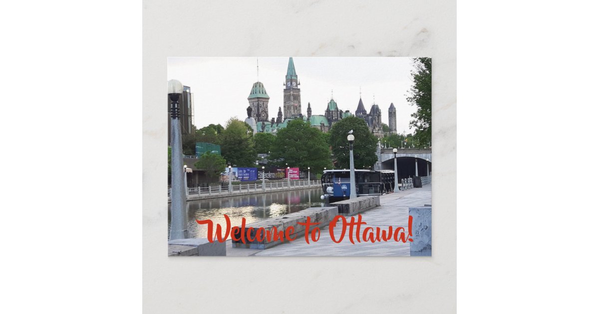 WELCOME TO OTTAWA postcard | Zazzle