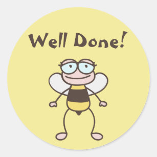 Well Done Stickers | Zazzle CA