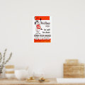 Wellbee CDC WASH YOUR HANDS Advertisement Poster | Zazzle