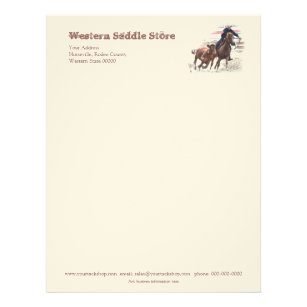 Western Letterhead | Zazzle CA