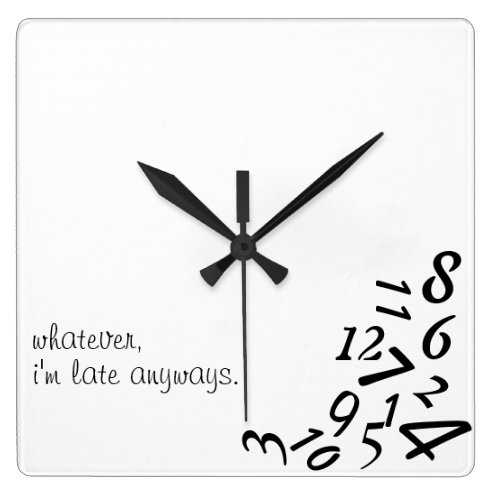 Funny Wall Clocks | Zazzle.ca