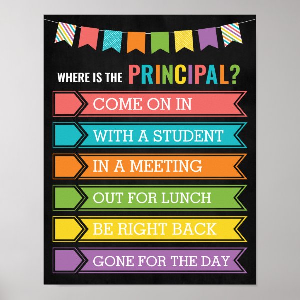 School Principal Posters, Prints & Poster Printing | Zazzle CA