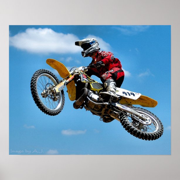 Dirt Bike Posters, Prints & Poster Printing | Zazzle CA