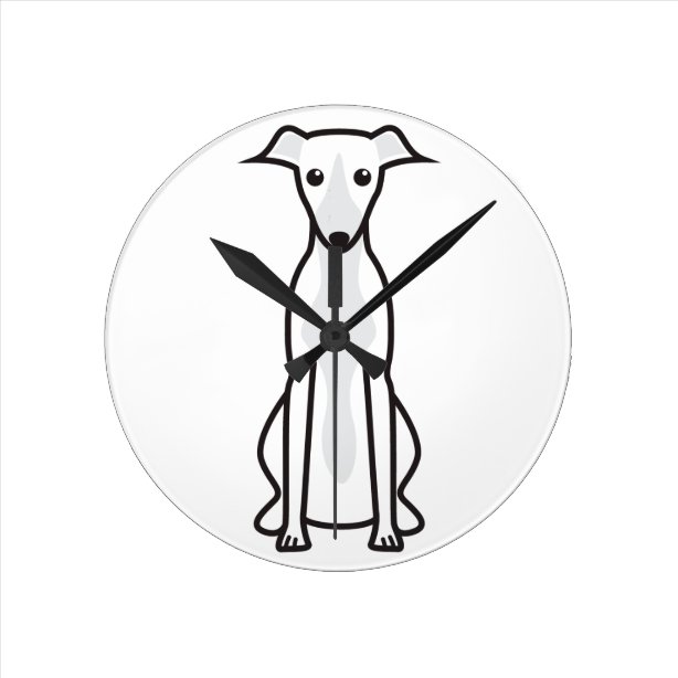 Cartoon Dog Wall Clocks | Zazzle.ca