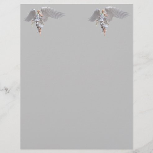 Angel Wings Letterhead | Zazzle CA
