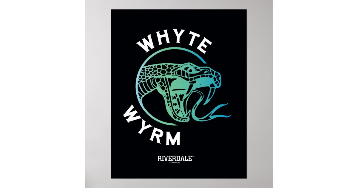 Whyte Wyrm Logo Poster | Zazzle