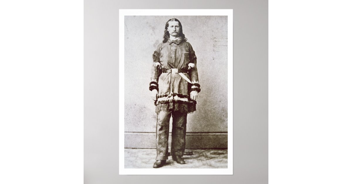 'Wild Bill' Hickok (1837-76) (b/w photo) Poster | Zazzle