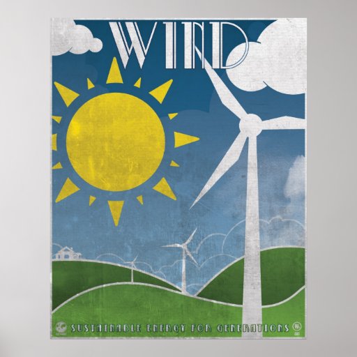 Wind Energy Posters | Zazzle