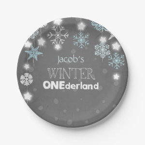 Winter Wonderland Plates | Zazzle CA