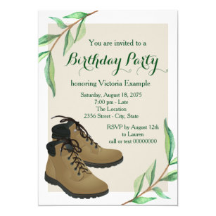 Hiking Invitations | Zazzle CA