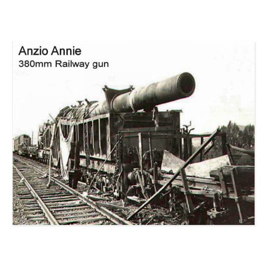 World War II Railway gun, Anzio Annie Postcard | Zazzle.ca