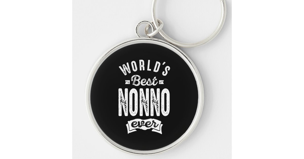 World's Best Nonno Keychain | Zazzle