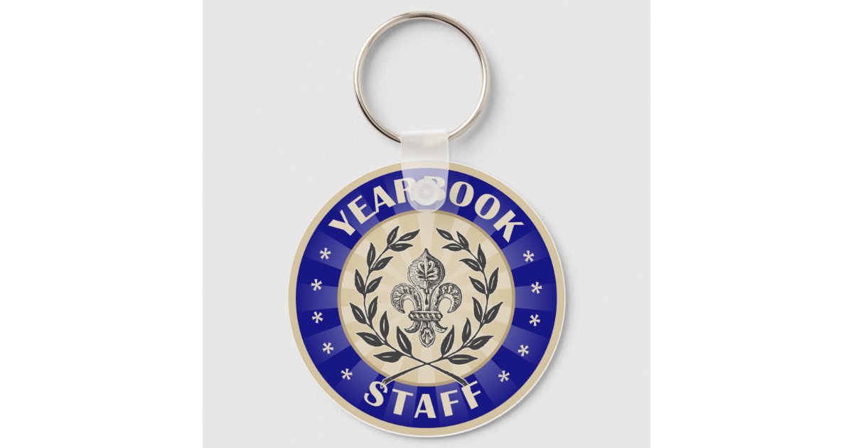 Yearbook Staff Keychain | Zazzle