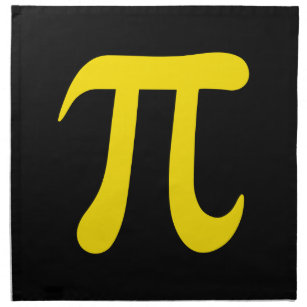Pi Symbol Napkins | Zazzle CA