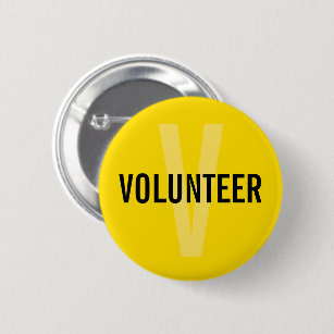 Volunteer Buttons & Pins | Zazzle CA