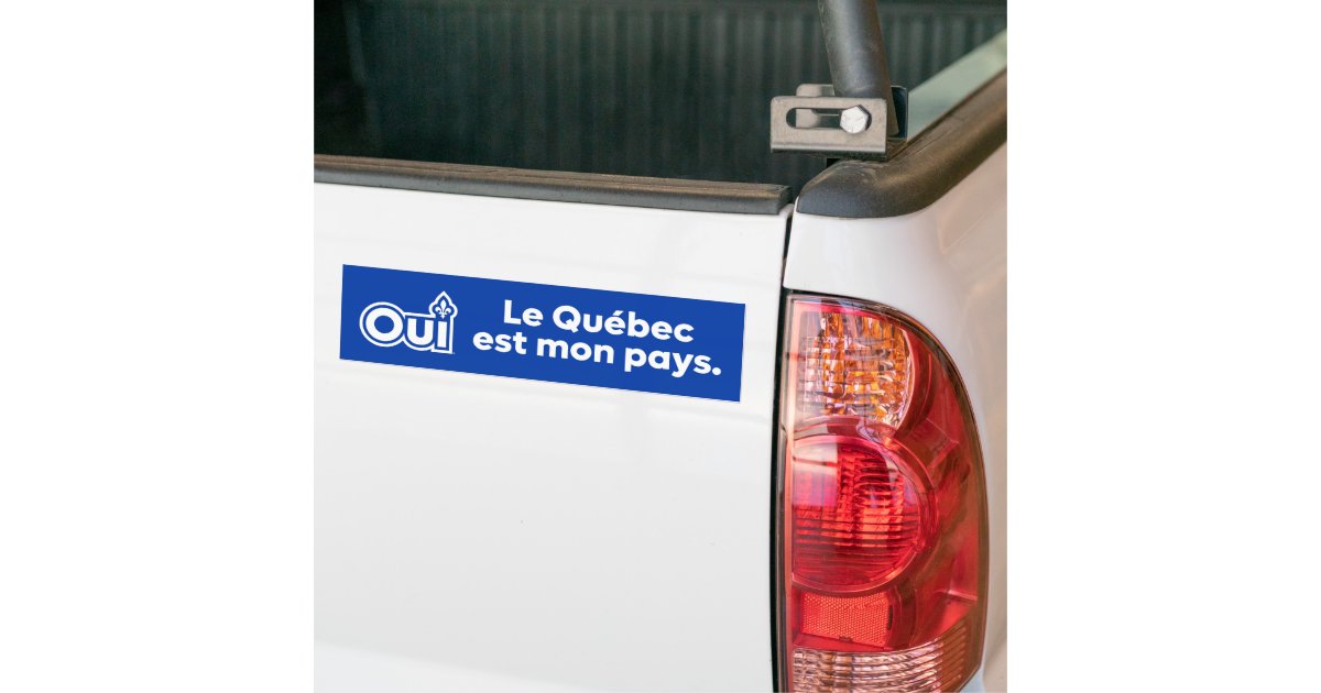 YES Quebec Bumper Sticker | Zazzle