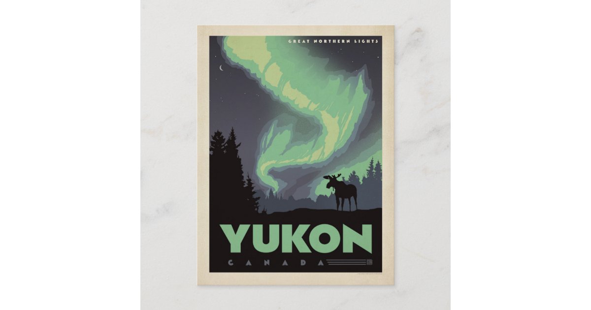 Yukon, Canada Postcard | Zazzle